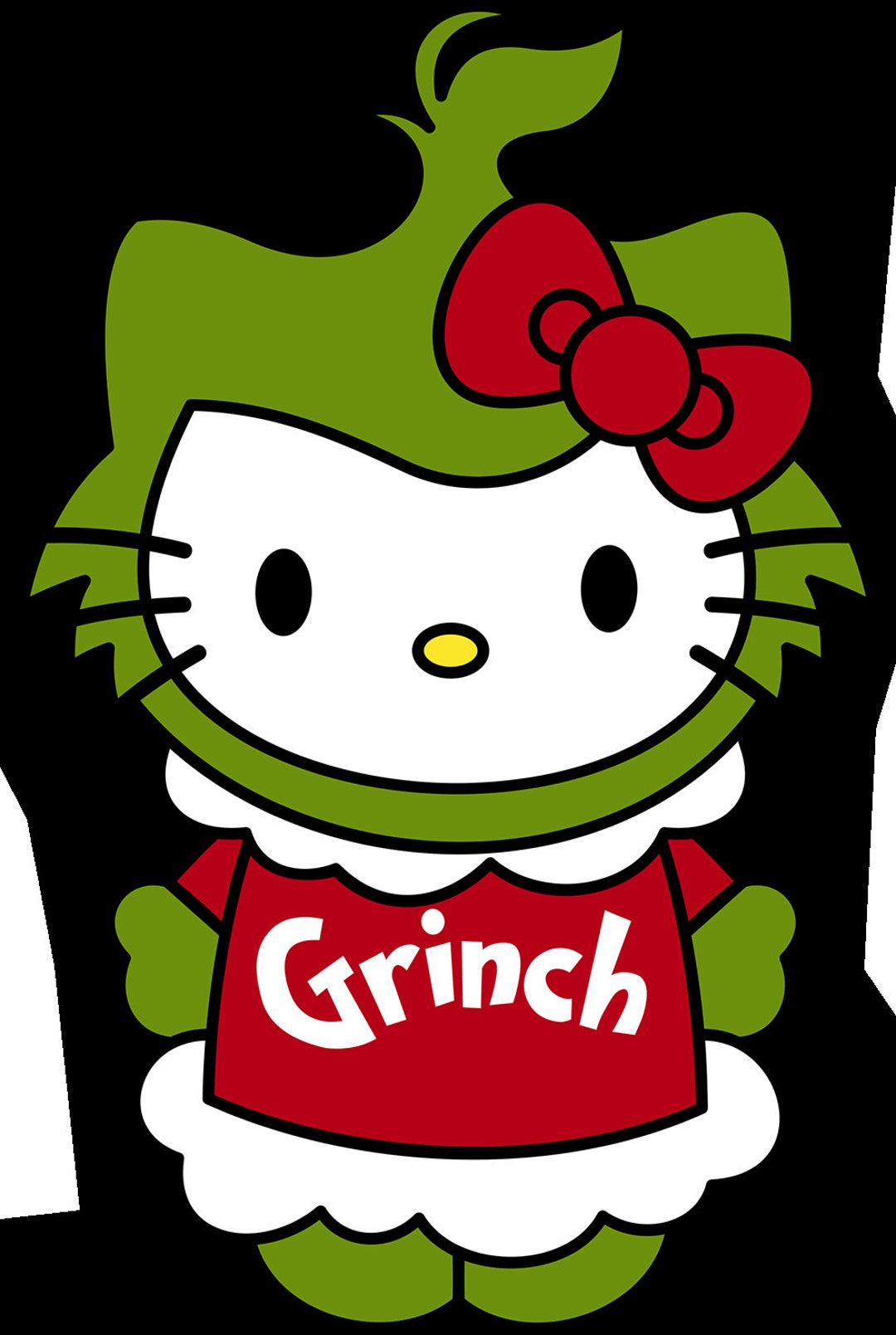 Grinch Hello Kitty 102361 - Etsy