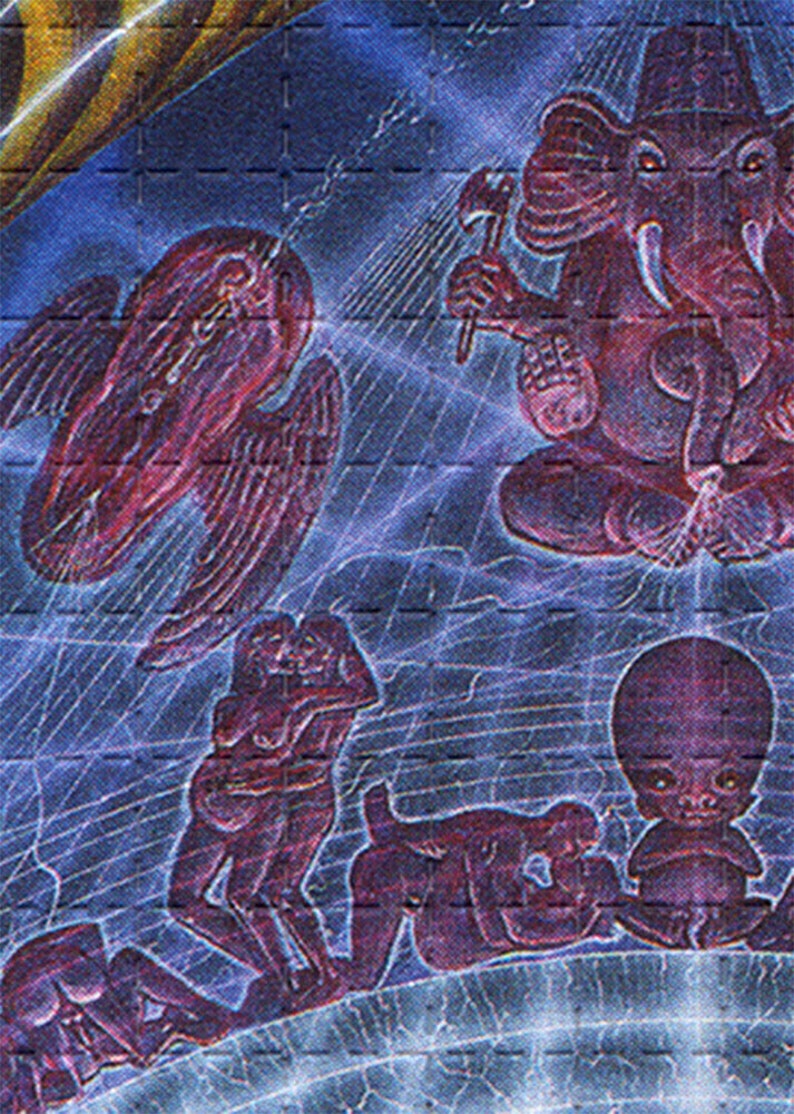 LSD Blotter 'deities & Demons' by Alex Grey, Signed, Numbered, and ...