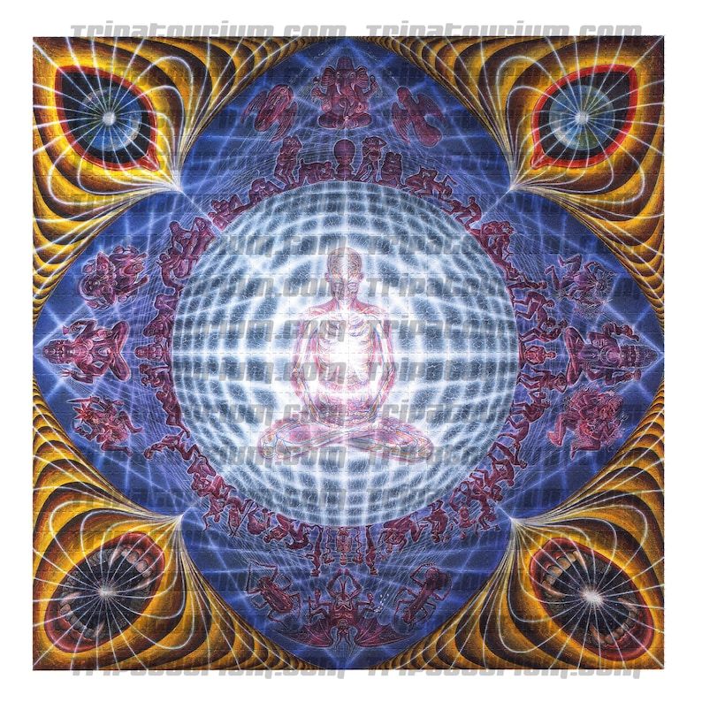 Alex Grey LSD Blotter Double Pack Unsigned Vintage 2003 - Etsy