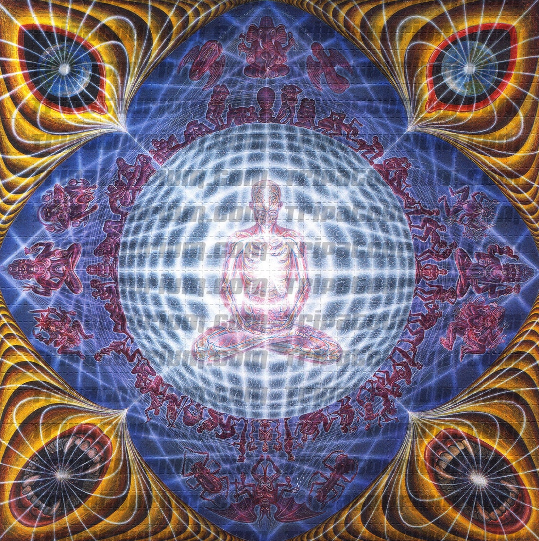 LSD Blotter 'deities & Demons' by Alex Grey, Signed, Numbered, and ...