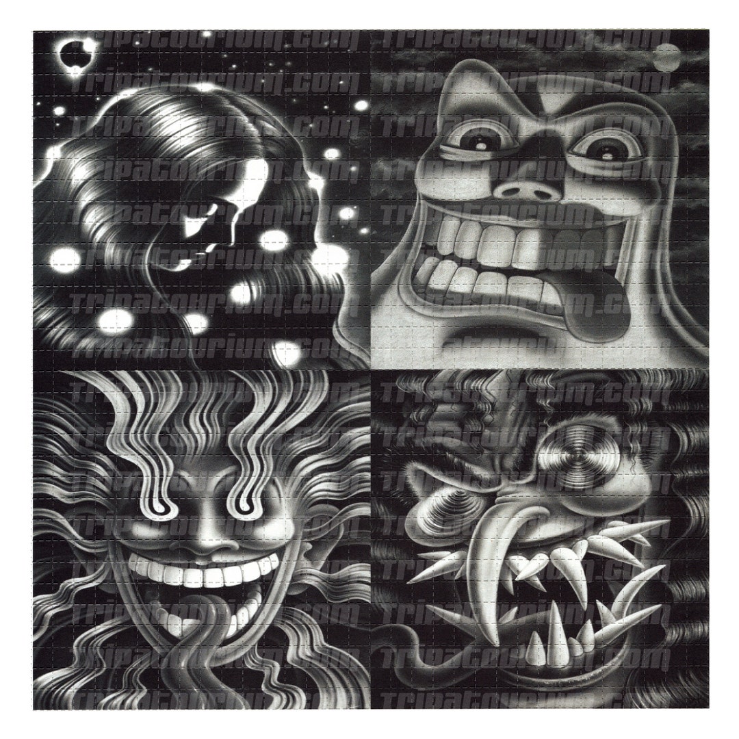 LSD Blotter Art 'the Dan Henderson Windowpane' by Dan Henderson ...