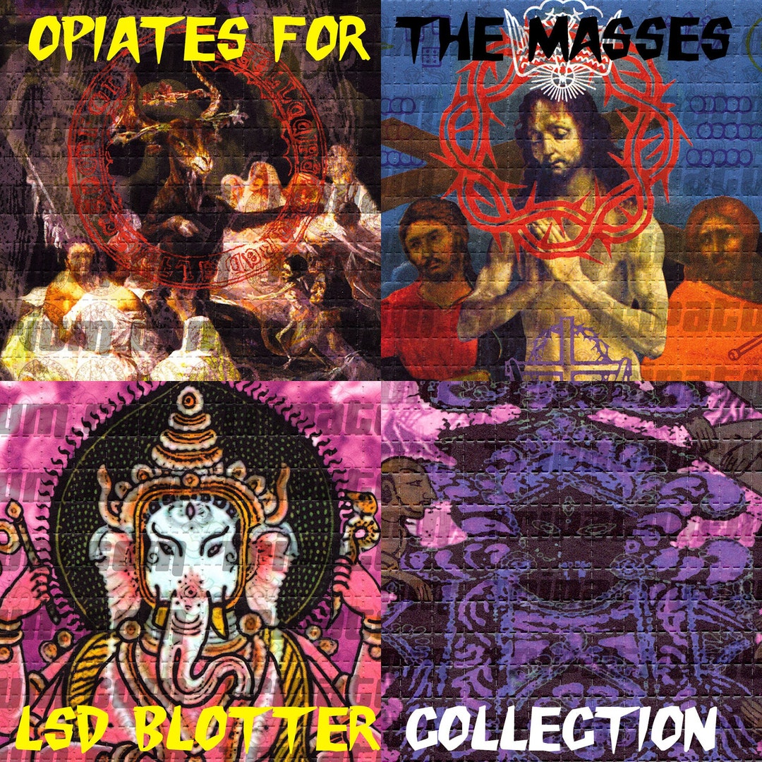 LSD Blotter Art Opiates for the Masses Collection by Rev. Samuel ...