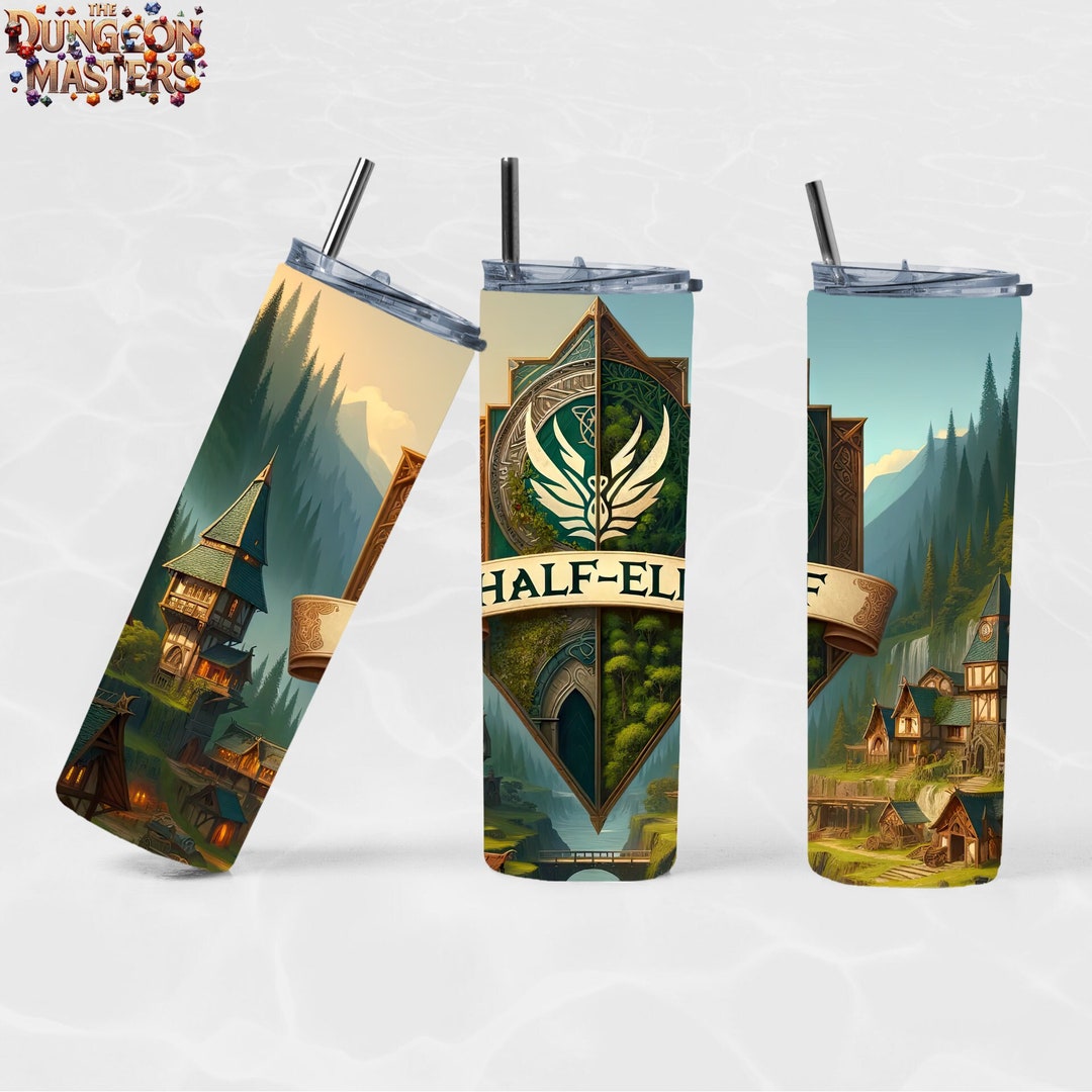 Half-elf Race - Dnd Dungeons and Dragons - 20oz Tumbler Sublimation ...