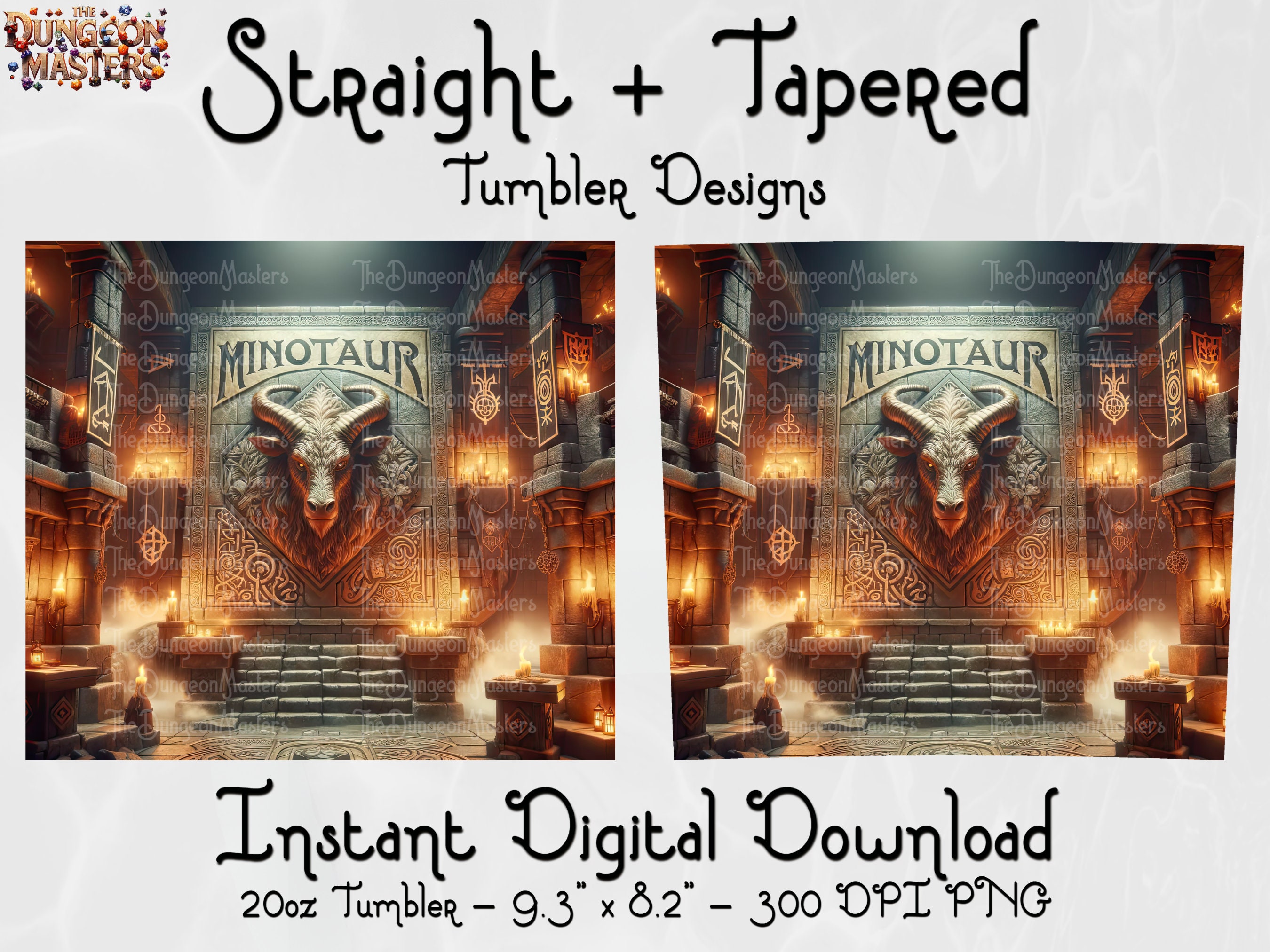 Minotaur Race Dnd Dungeons and Dragons 20oz Tumbler - Etsy