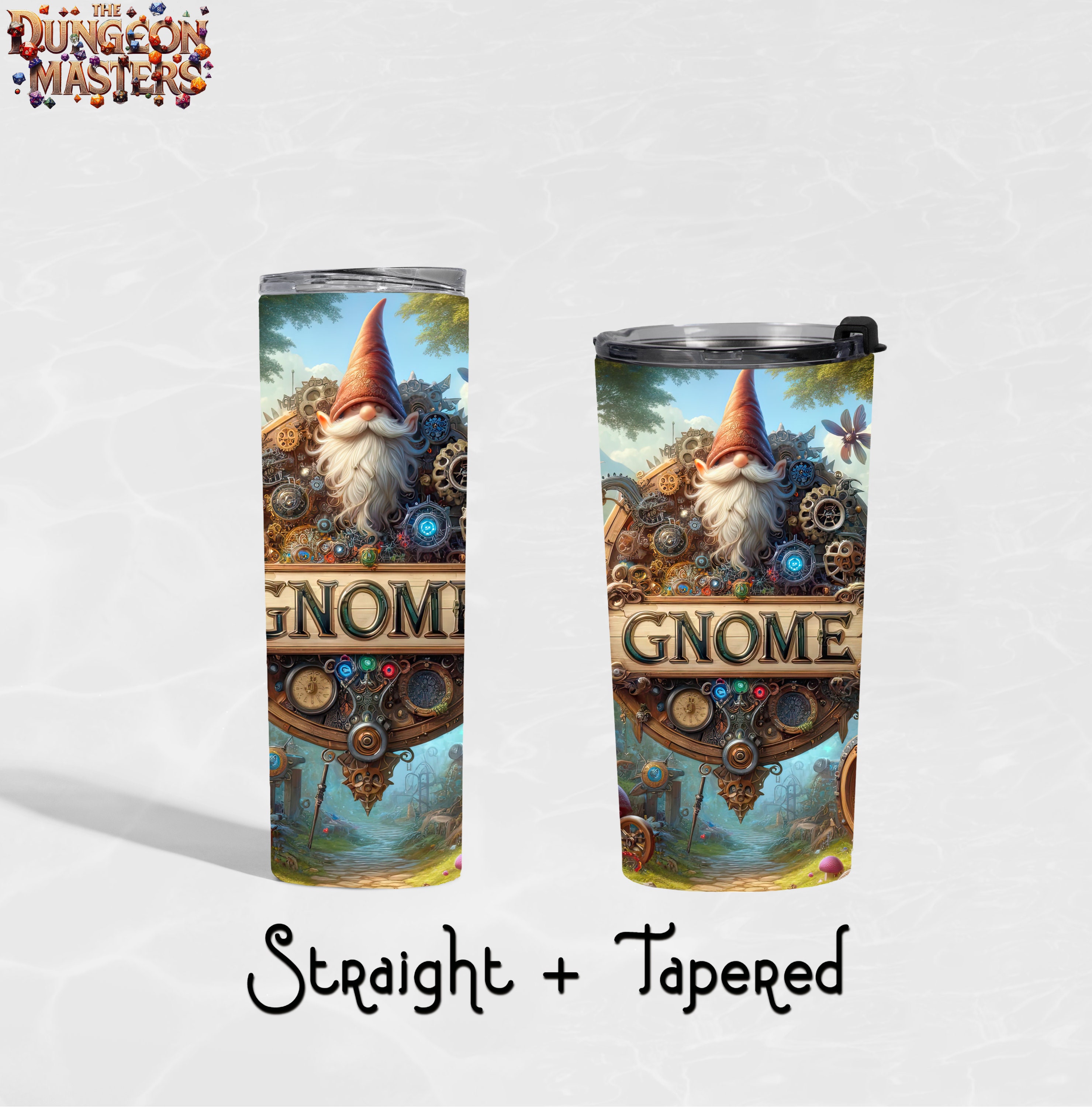 Gnome Race - Dnd Dungeons and Dragons - 20oz Tumbler Sublimation Design ...