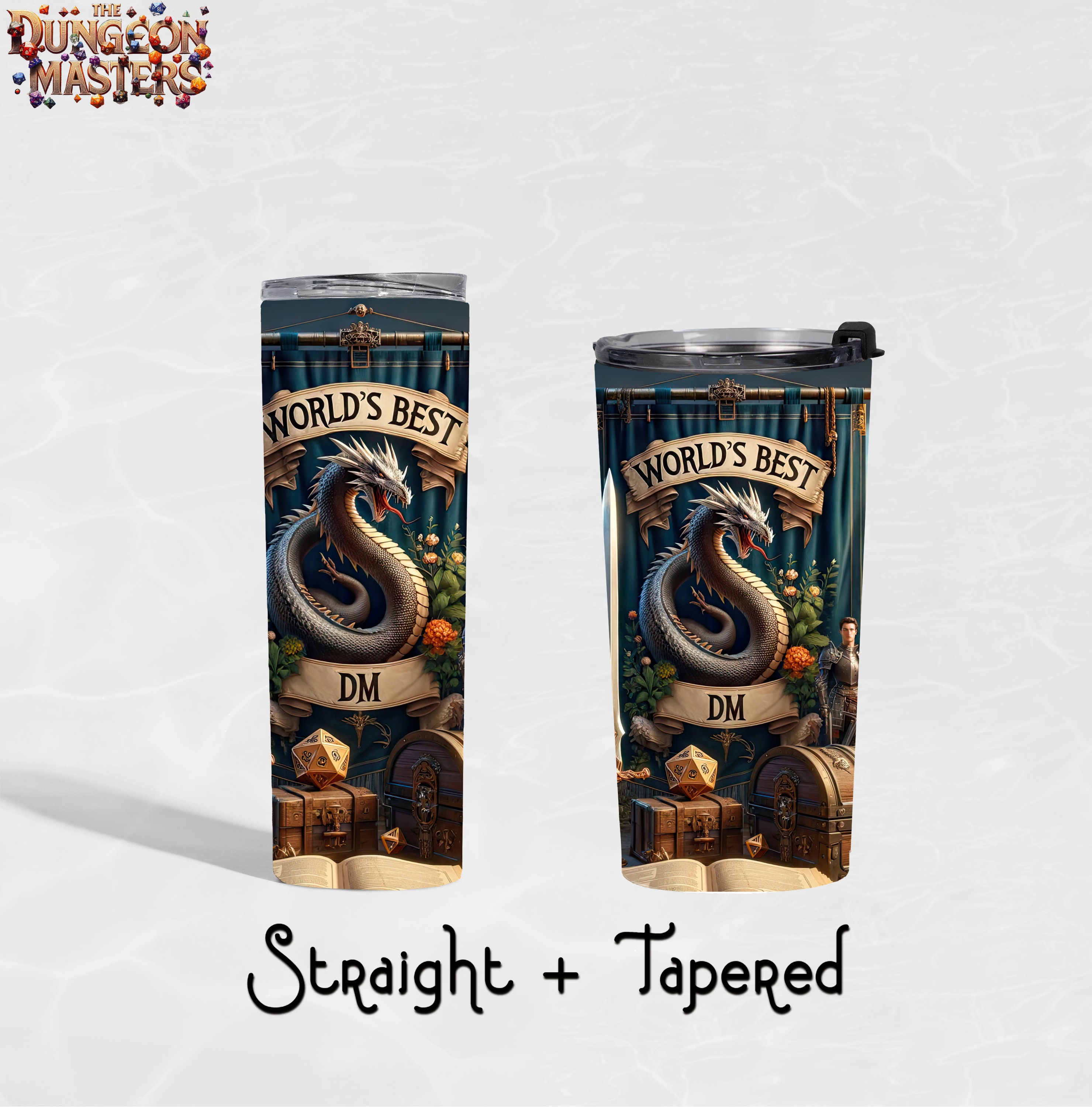 World's Best DM Dungeon Master Dungeons and Dragons 20oz Tumbler ...