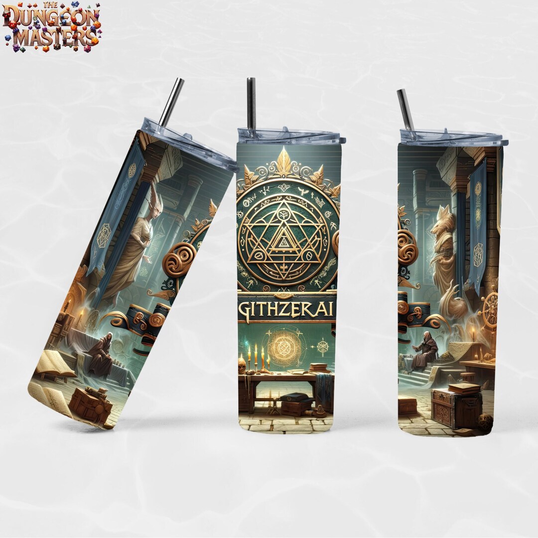 Githzerai Race - Dnd Dungeons and Dragons - 20oz Tumbler Sublimation ...