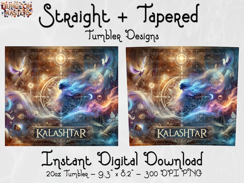 Kalashtar Race - Dnd Dungeons and Dragons - 20oz Tumbler Sublimation ...