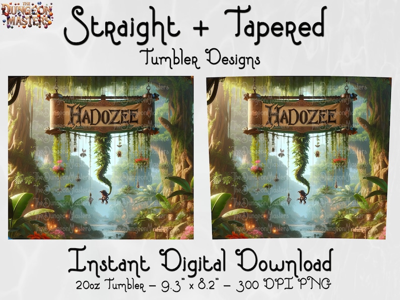 Hadozee Race Dnd Dungeons and Dragons 20oz Tumbler Sublimation Design ...