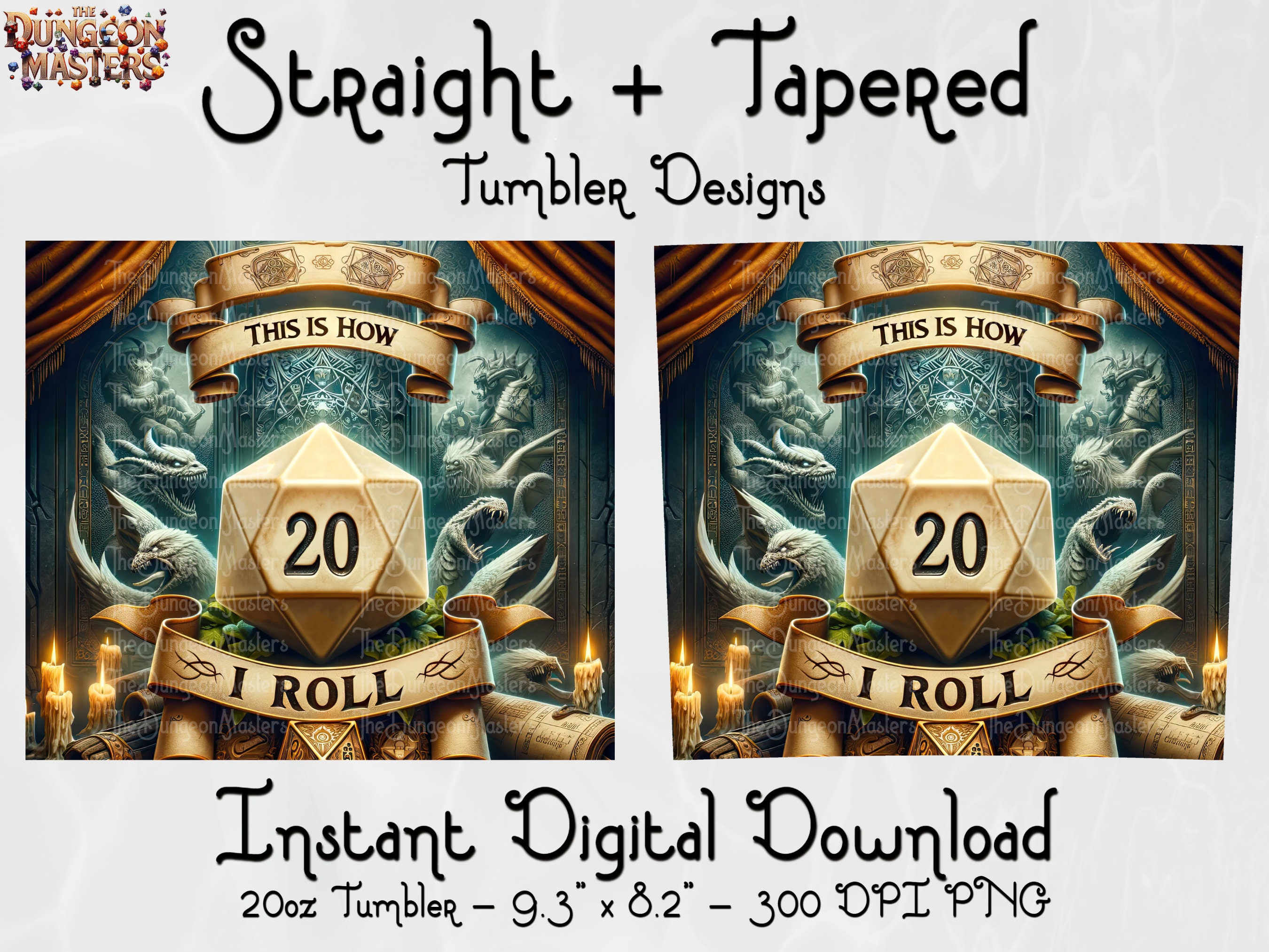 This is How I Roll - Dnd Dungeons and Dragons - 20oz Tumbler ...