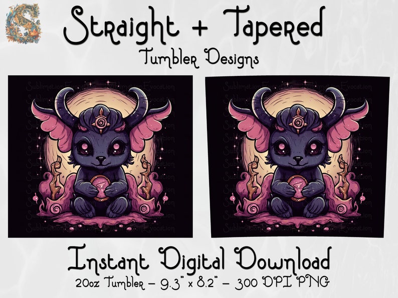 Cute Baby Baphomet Pentagram Gothic 20oz Tumbler Sublimation - Etsy