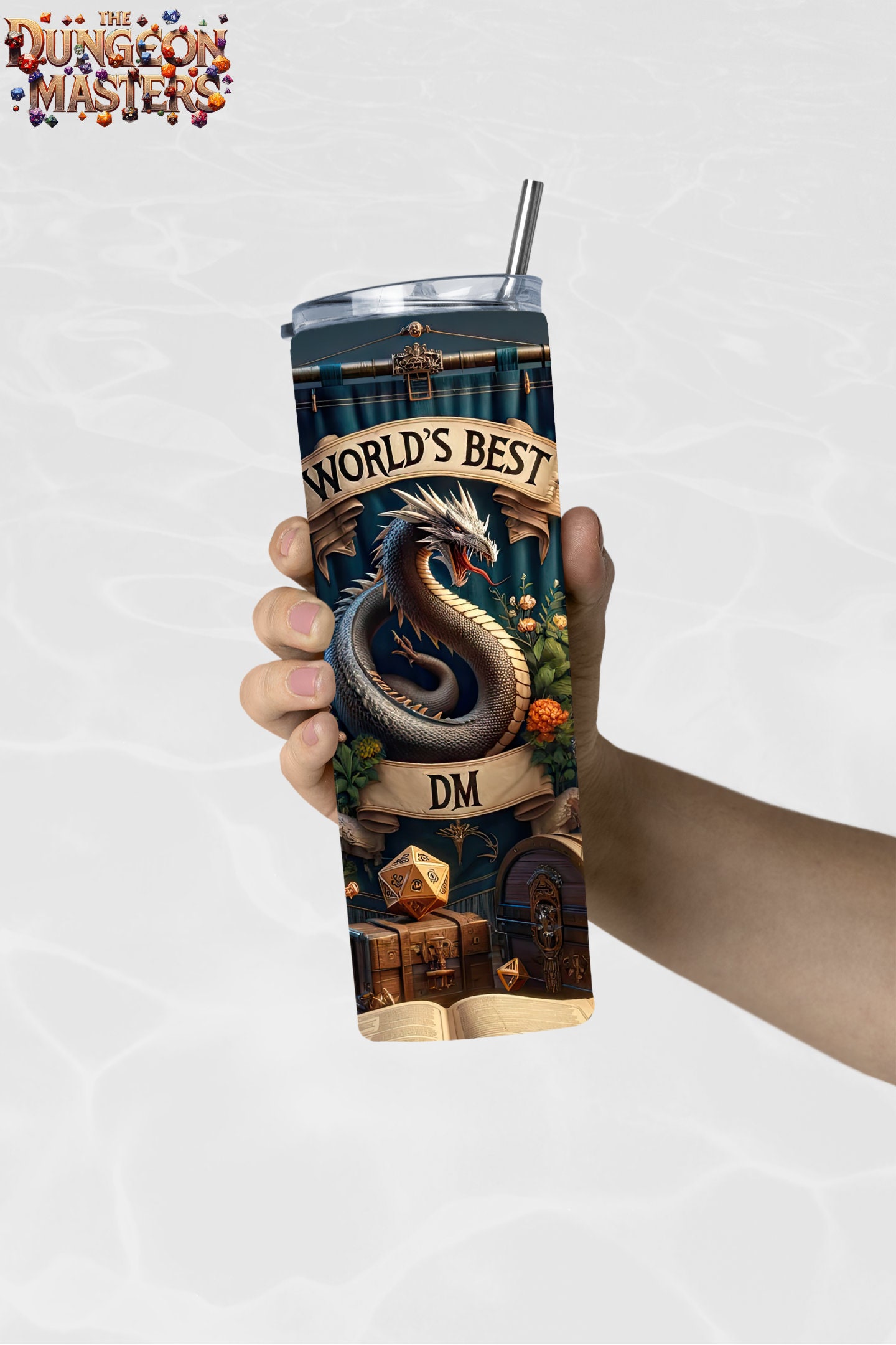 World's Best DM Dungeon Master Dungeons and Dragons 20oz Tumbler ...