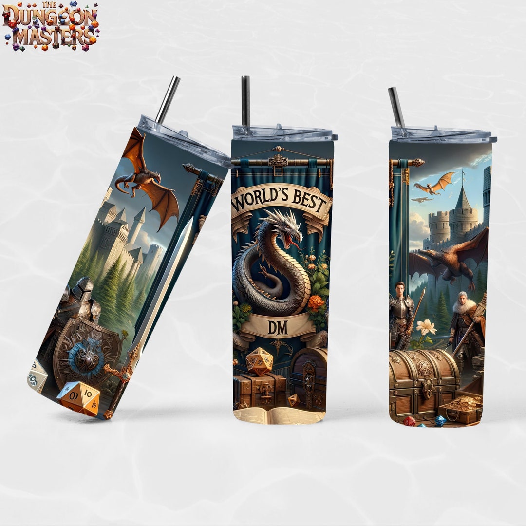 World's Best DM - Dungeon Master - Dungeons and Dragons - 20oz Tumbler ...