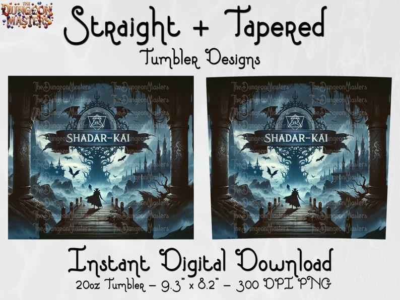Shadar-kai Race - Dnd Dungeons and Dragons - 20oz Tumbler Sublimation ...