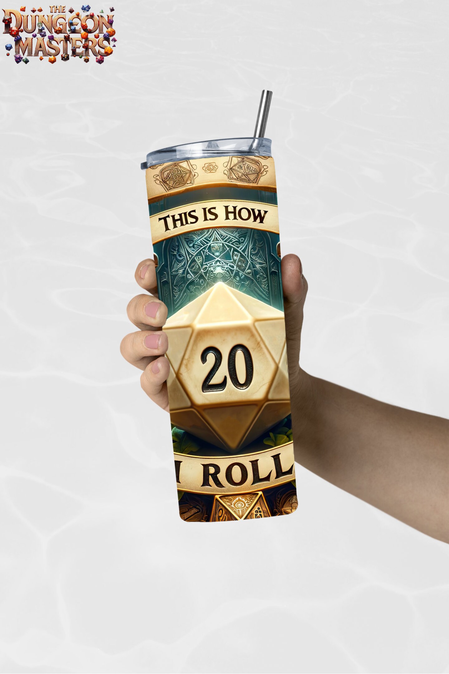 Dnd Nat 20 Tumbler Sublimation Design (digital Download) - Etsy