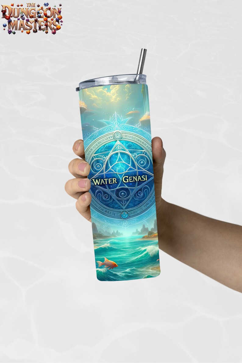 Water Genasi Race Dnd Dungeons and Dragons 20oz Tumbler - Etsy
