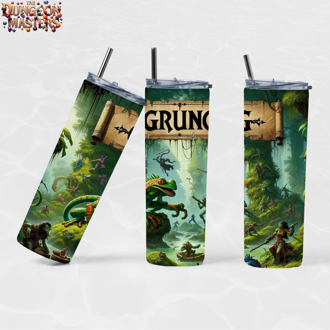 Grung Race - Dnd Dungeons and Dragons - 20oz Tumbler Sublimation Design ...