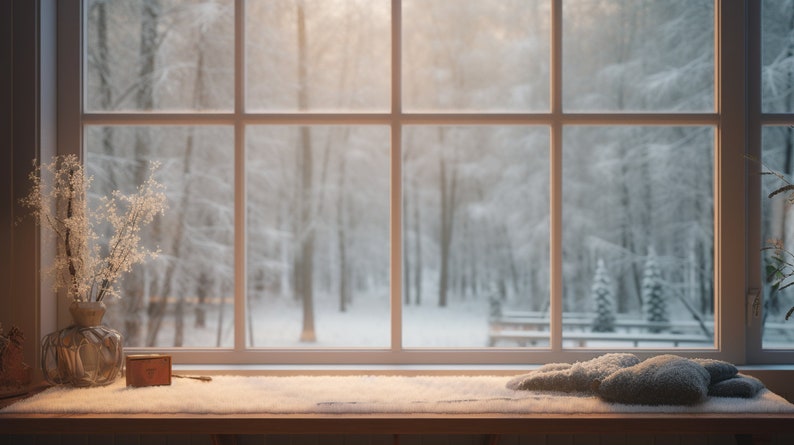 Winter Window Virtual Background | 5 Zoom Virtual Backgrounds ...