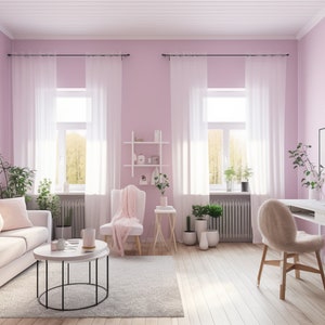 Purple Home Office Virtual Background | 5 Zoom Virtual Backgrounds ...