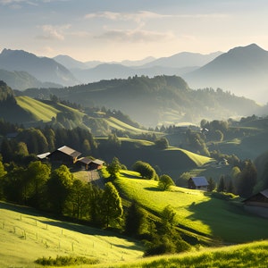 Swiss Countryside Virtual Background | 5 Zoom Virtual Backgrounds ...