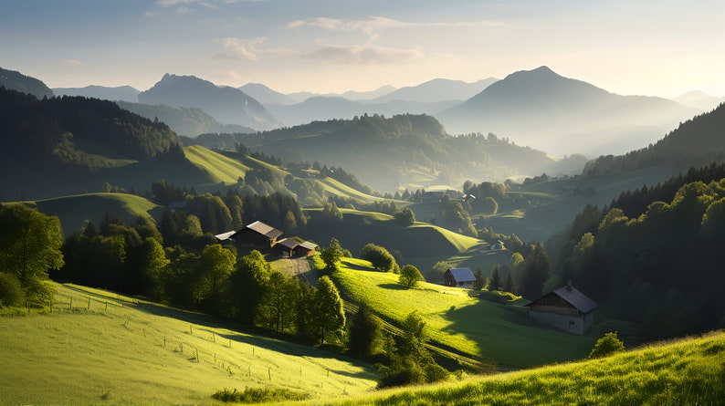 Swiss Countryside Virtual Background | 5 Zoom Virtual Backgrounds ...