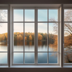 Window to a Lake Virtual Background | 5 Zoom Virtual Backgrounds ...