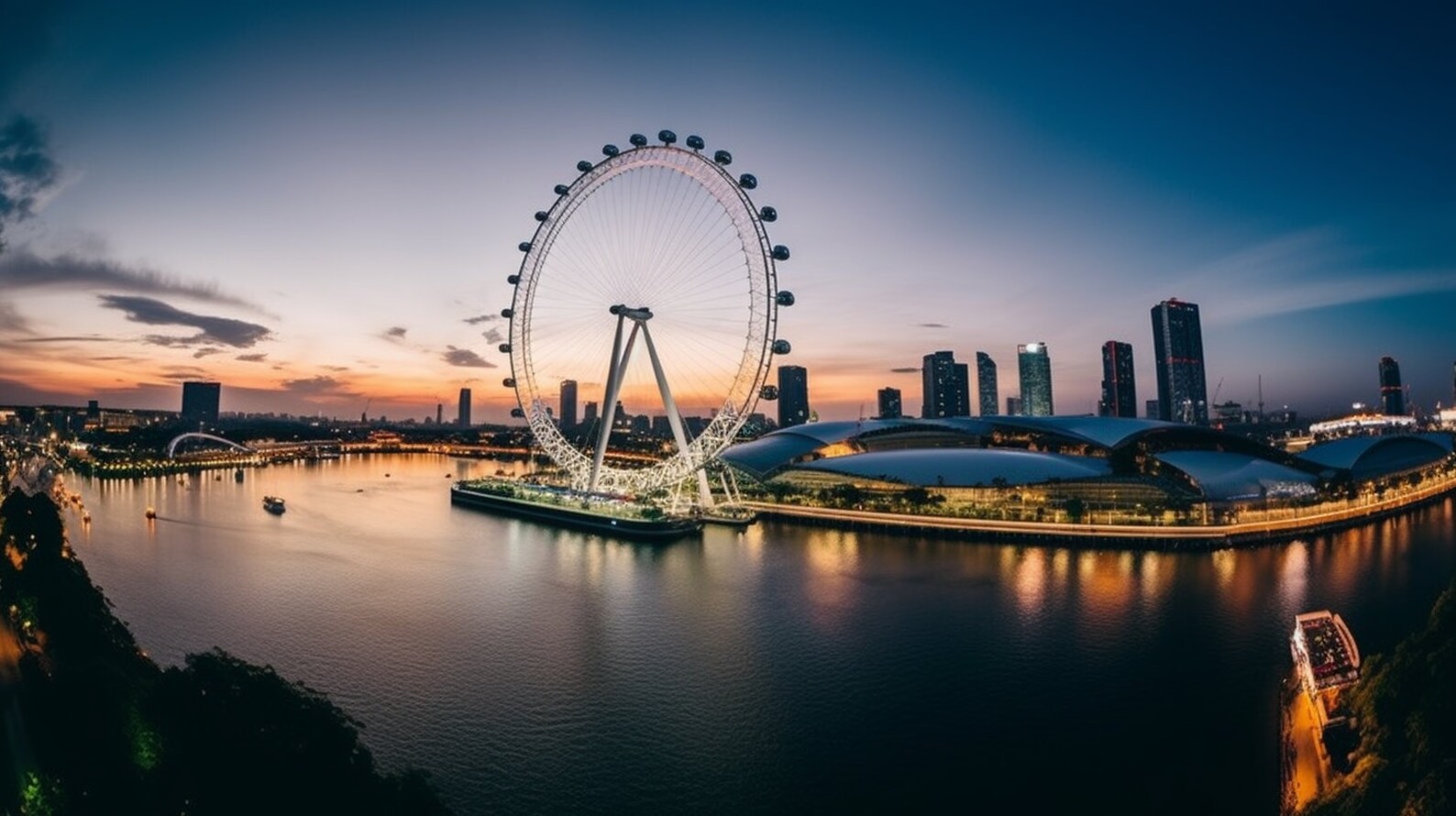 Singapore Icons Virtual Backgrounds | 5 Zoom Virtual Backgrounds ...