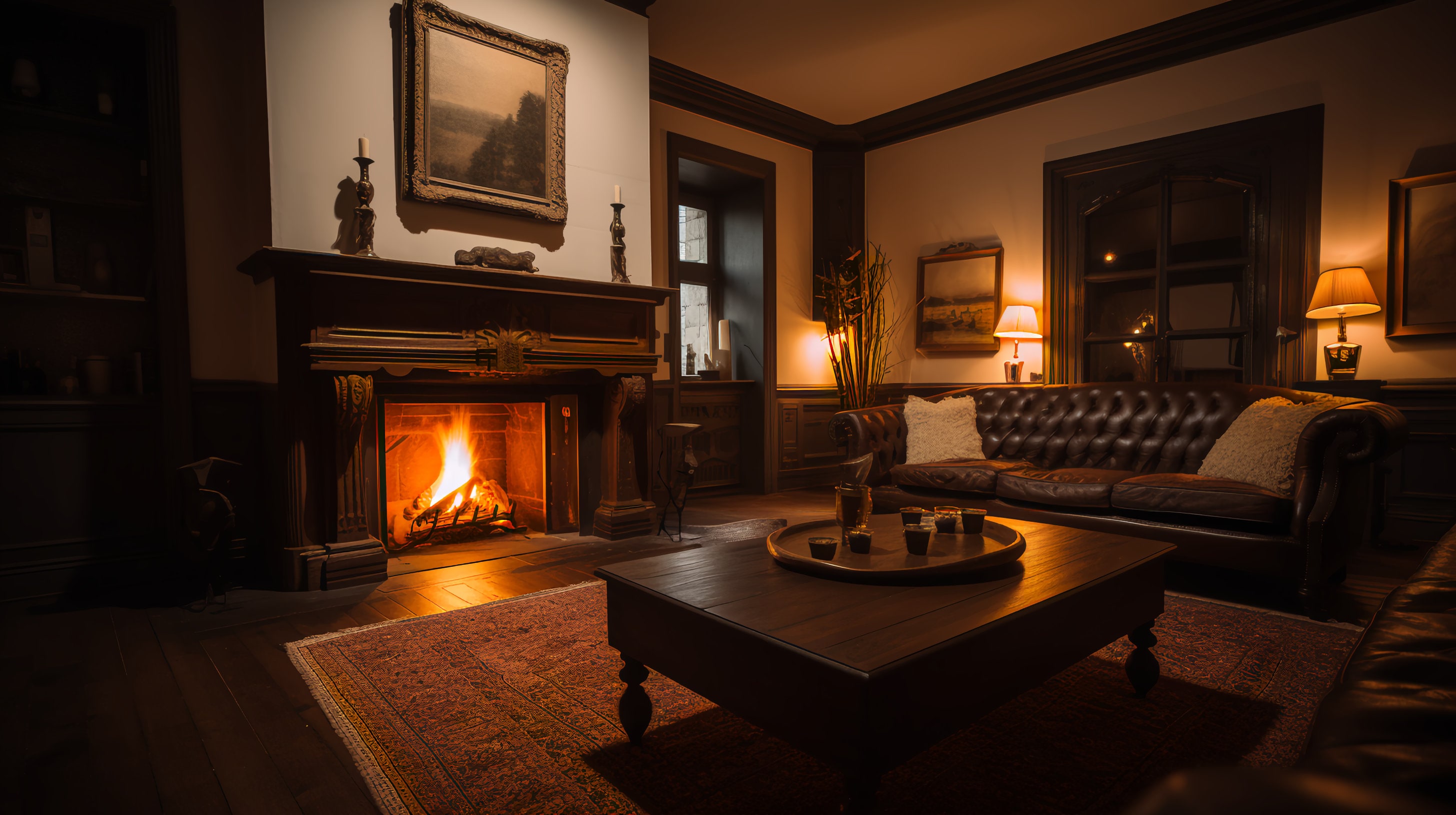 Cozy Fireplace Virtual Background | 5 Zoom Virtual Backgrounds ...