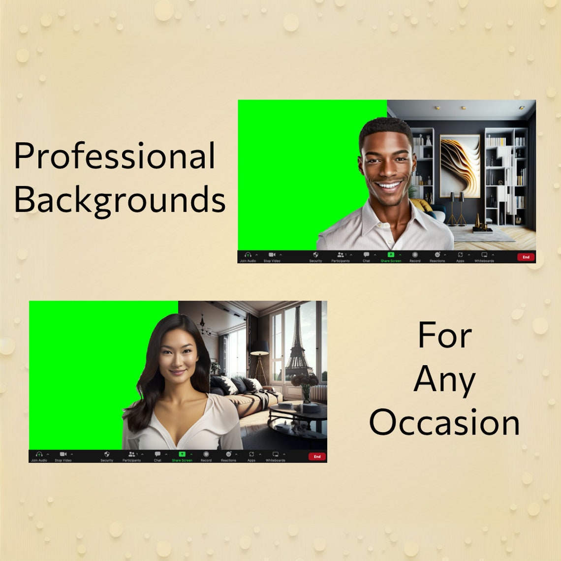 Window to a Lake Virtual Background 5 Zoom Virtual - Etsy