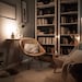 Reading Nook Virtual Background | 5 Zoom Virtual Backgrounds | Backdrop ...