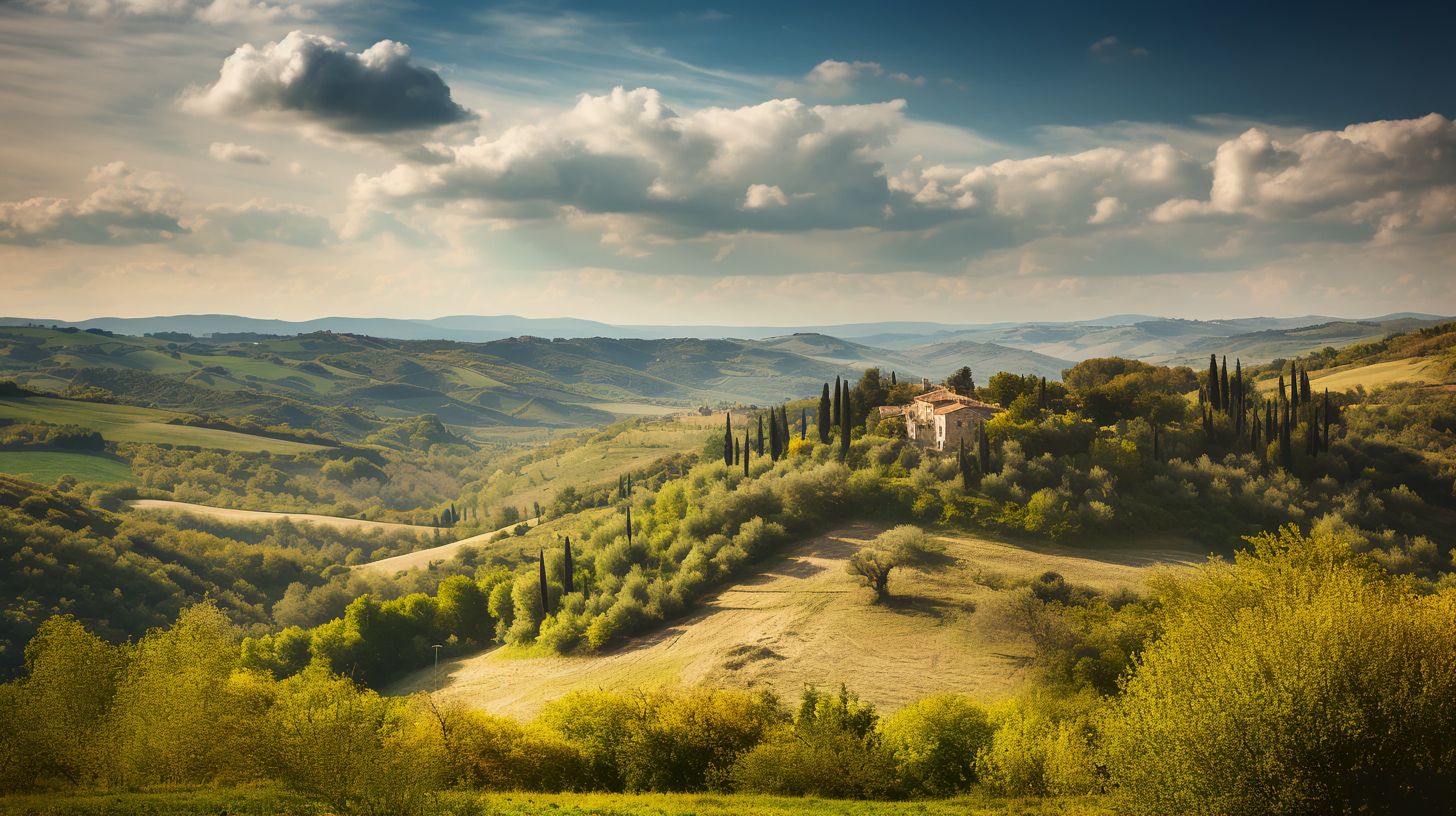Italy Countryside Virtual Background | 5 Zoom Virtual Backgrounds ...