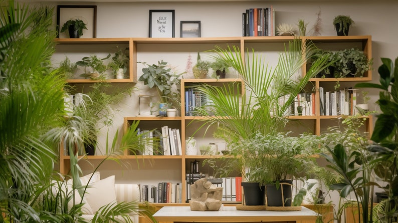 Botanical Office Virtual Background | 4 Zoom Virtual Backgrounds ...