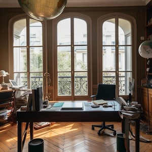 Paris - 6 Zoom Virtual Backgrounds | Backdrop | Office Background ...