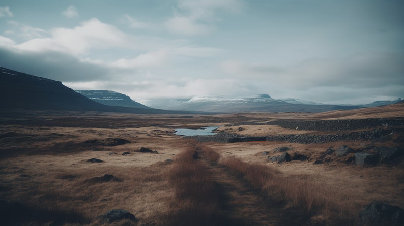 Icelandic Countryside Virtual Background | 5 Zoom Virtual Backgrounds ...