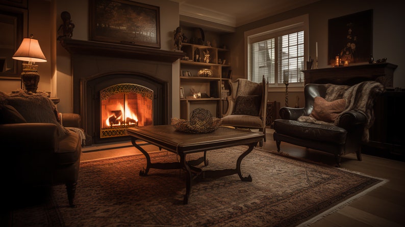 Cozy Fireplace Virtual Background | 5 Zoom Virtual Backgrounds ...