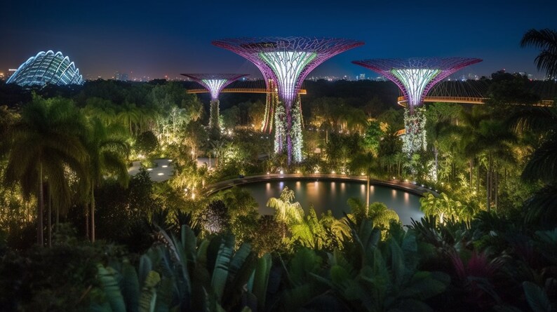 Singapore Icons Virtual Backgrounds | 5 Zoom Virtual Backgrounds ...