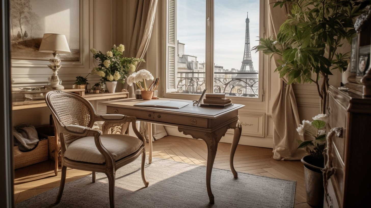 Paris - 6 Zoom Virtual Backgrounds | Backdrop | Office Background ...