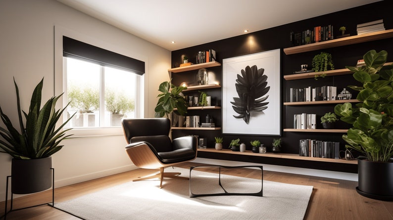 Modern Home Office Virtual Background | 5 Zoom Virtual Backgrounds ...