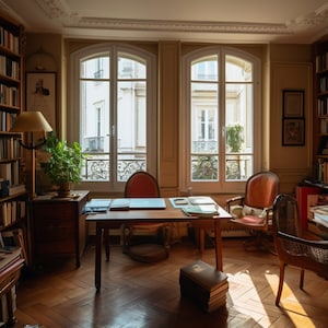 Paris - 6 Zoom Virtual Backgrounds | Backdrop | Office Background ...