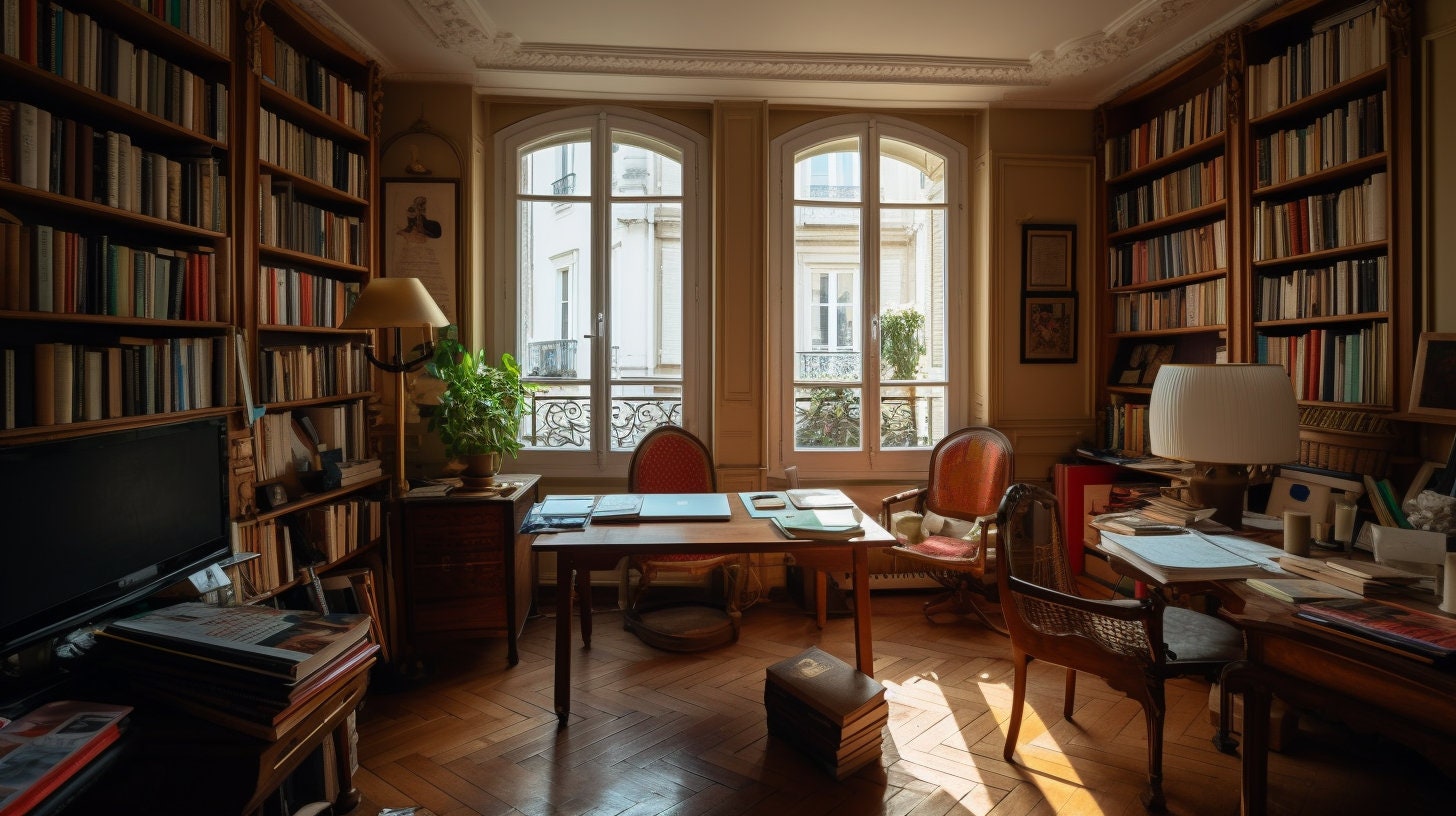 Paris - 6 Zoom Virtual Backgrounds | Backdrop | Office Background ...