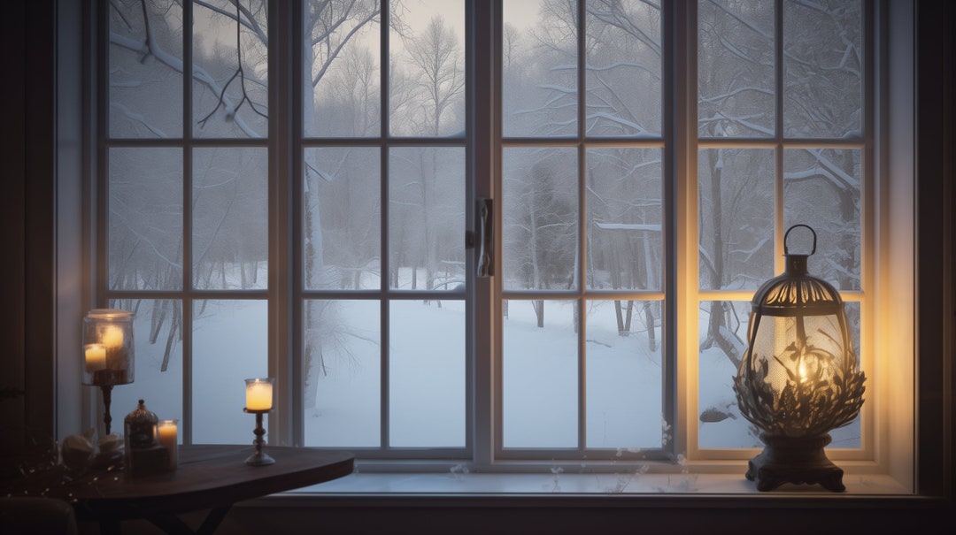 Winter Window Virtual Background | 5 Zoom Virtual Backgrounds ...