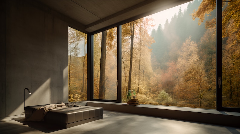 Window to Forest Virtual Background | 5 Zoom Virtual Backgrounds ...