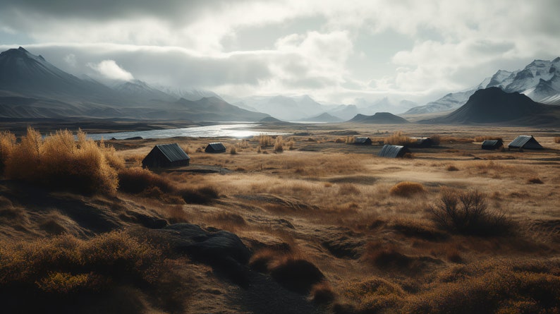 Icelandic Countryside Virtual Background | 5 Zoom Virtual Backgrounds ...