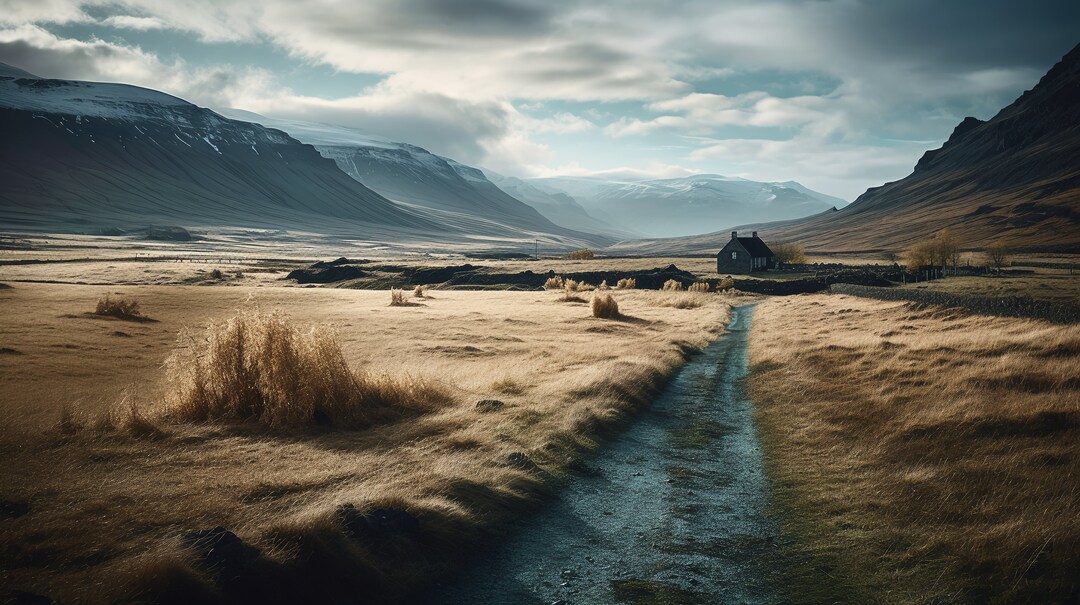 Icelandic Countryside Virtual Background | 5 Zoom Virtual Backgrounds ...