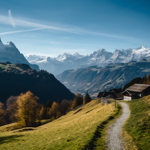 Swiss Countryside Virtual Background | 5 Zoom Virtual Backgrounds ...