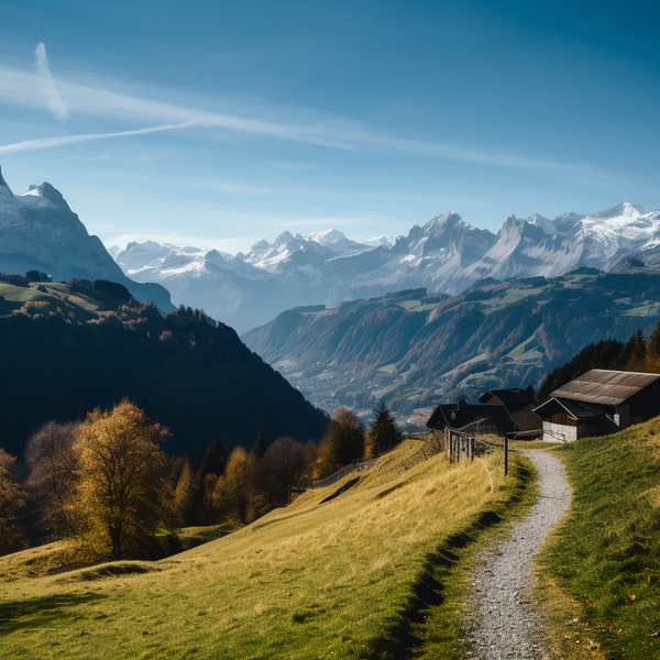 Switzerland Backdrop - Etsy