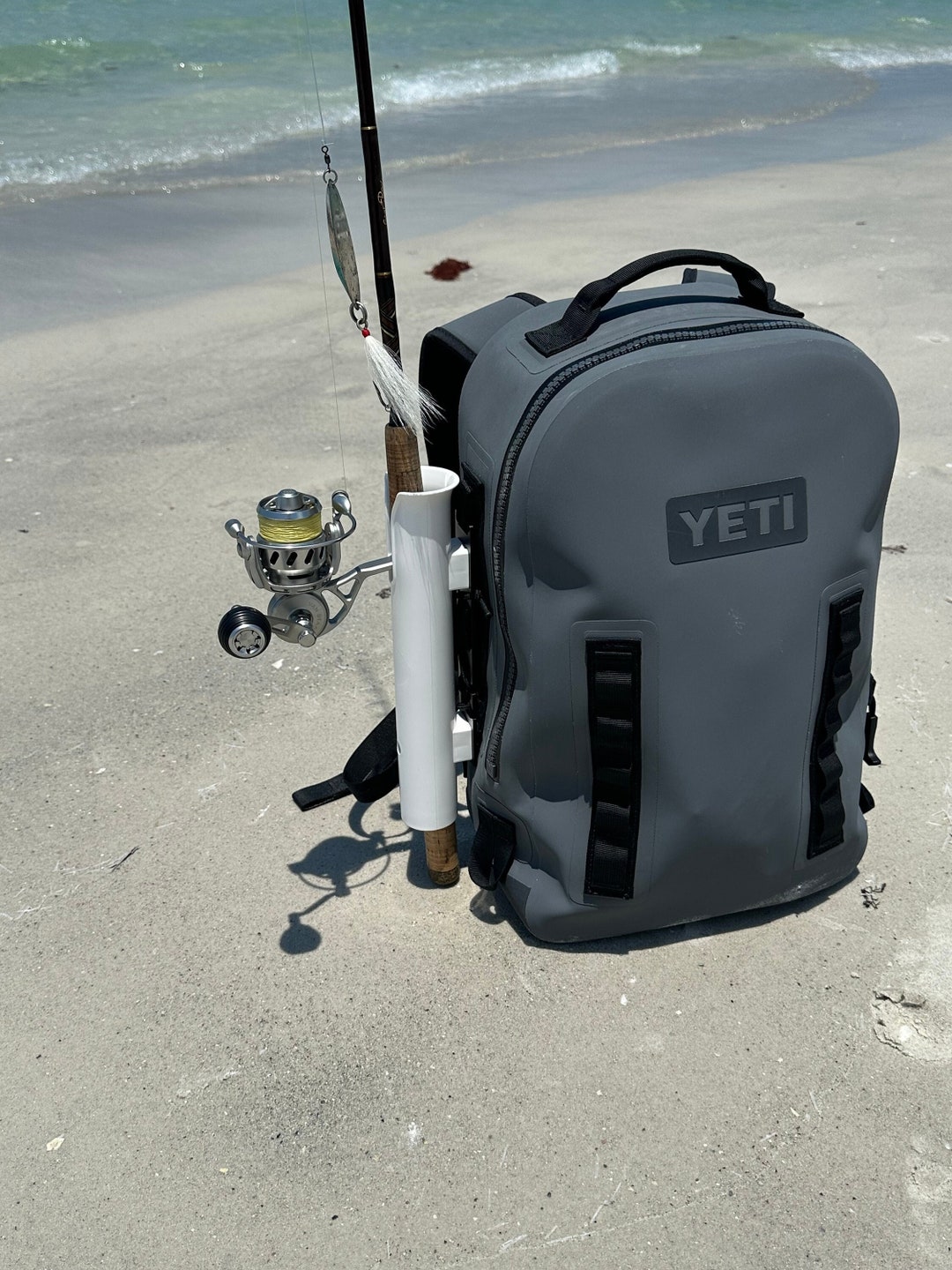 Fishing Rod Holder for YETI Panga Backpack, Powder Coated Aluminum ...
