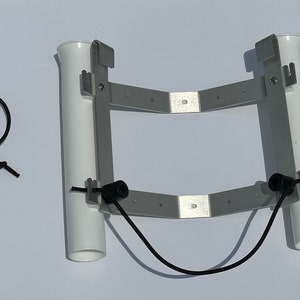 2 Fishing Rod Holder for YETI Loadout Bucket, Aluminum Frame, USA Made ...
