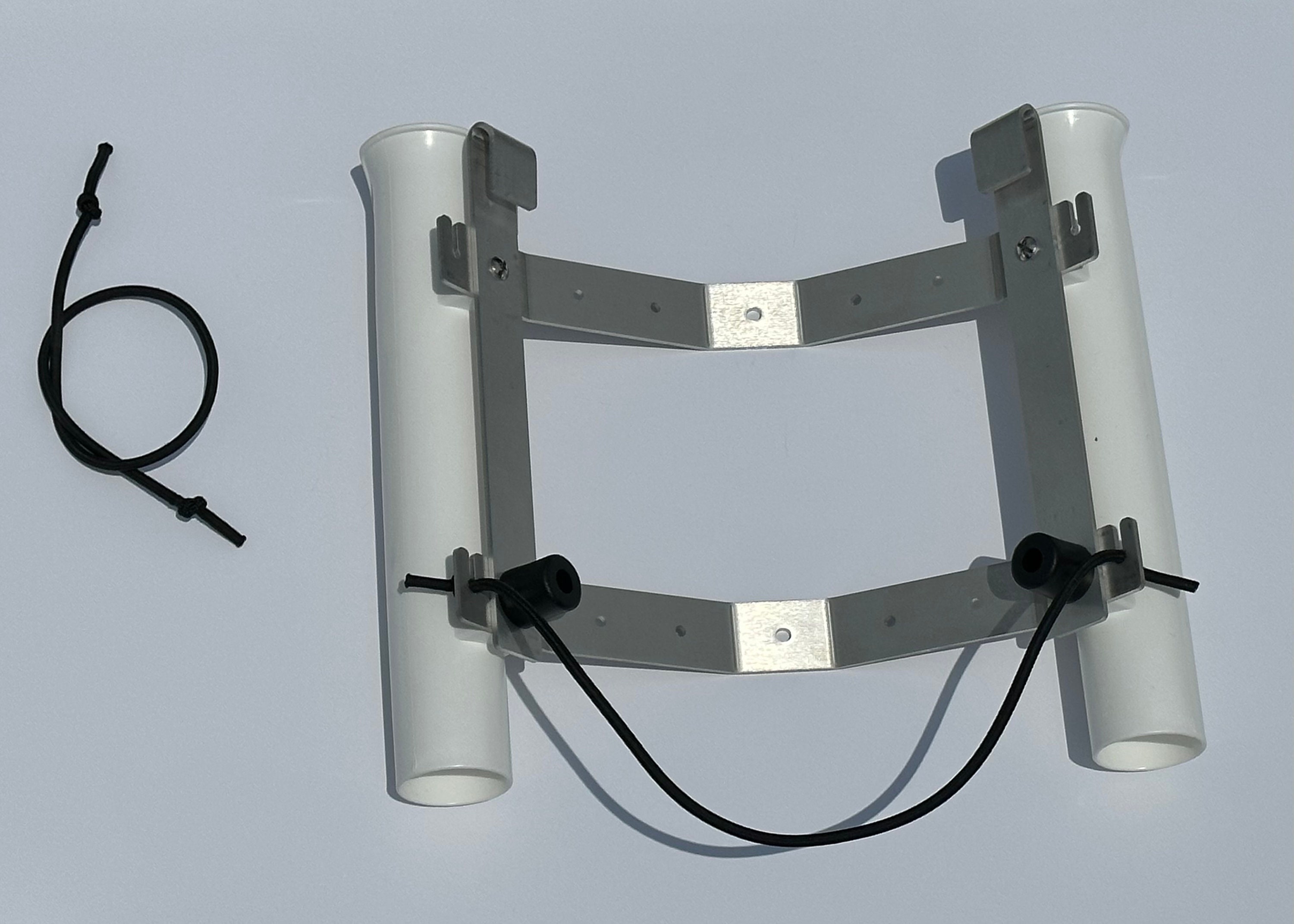 2 Fishing Rod Holder for YETI Loadout Bucket, Aluminum Frame, USA Made ...