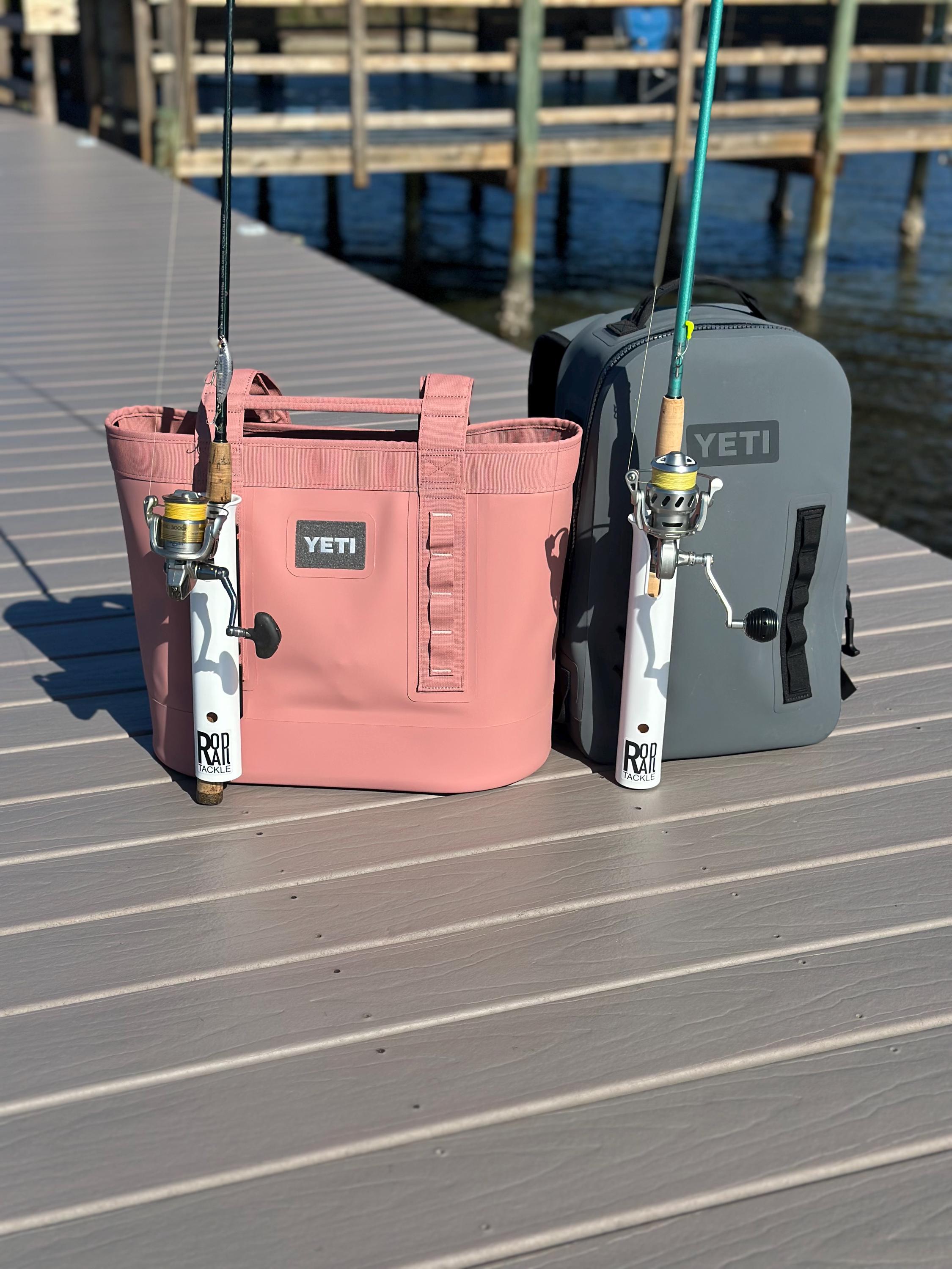 Fishing Rod Holder for YETI HITCHPOINT Grid Webbing, Powder Coated ...